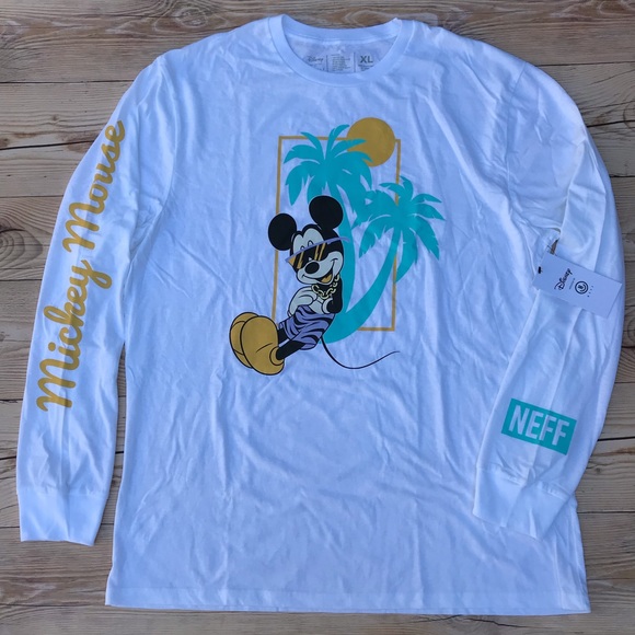 Neff | Shirts | Disney By Neff Long Sleeve Mickey Mouse Tshirt | Poshmark